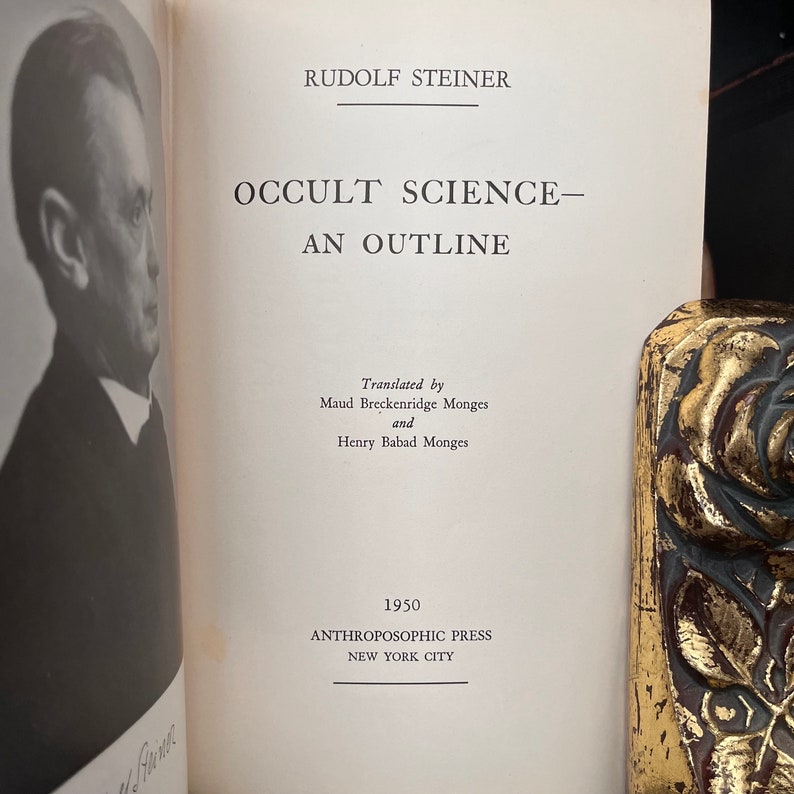 Occult Science an Outline, by Rudolf Steiner (1950) - Occult Book ...