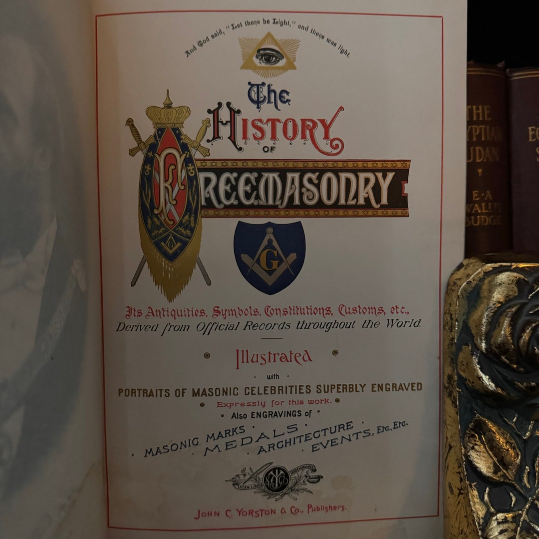 The History of Freemasonry **rare Leather Edition** Vol. 1-4 ...