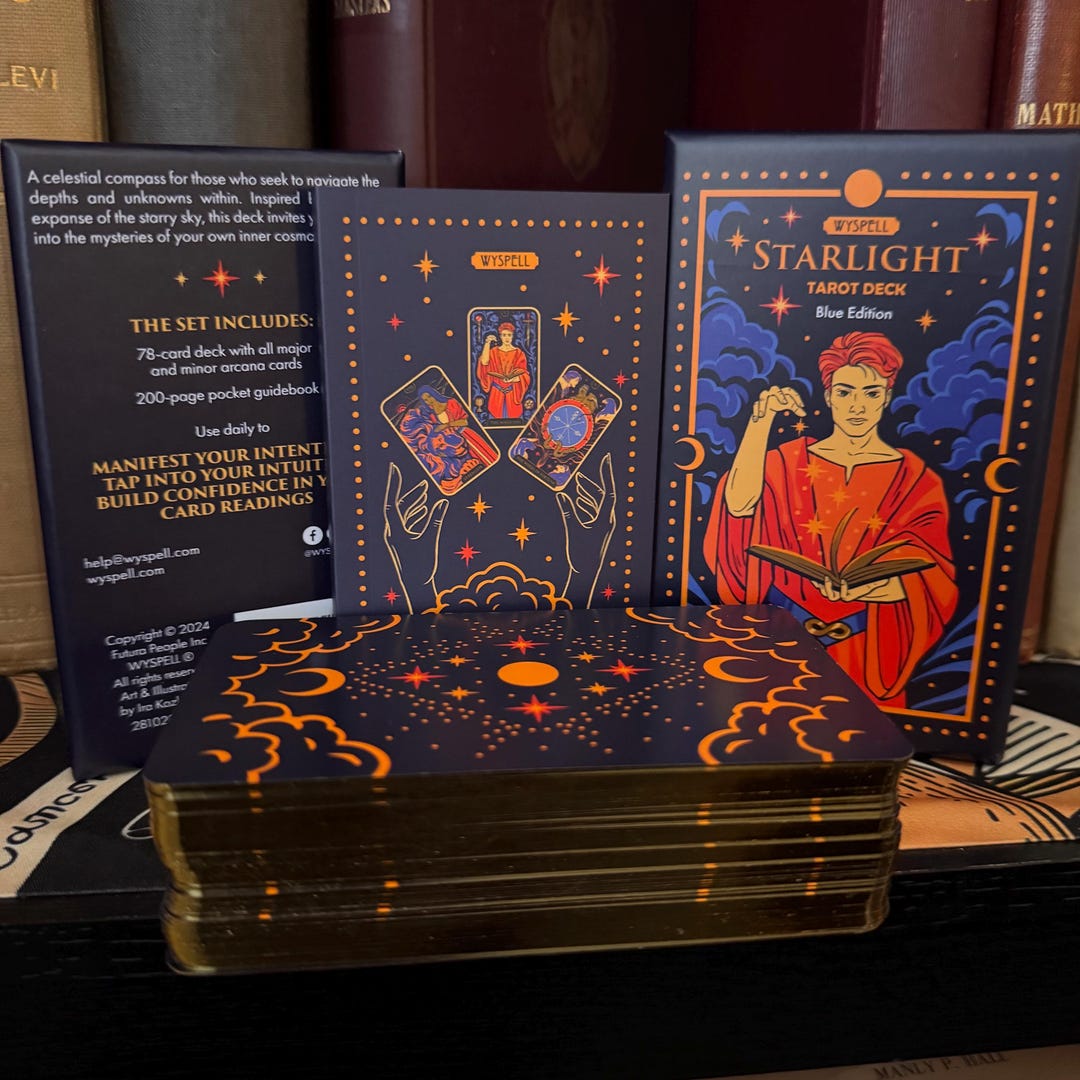 Starlight Tarot Deck With Guide Book for Beginners Divination New Age ...
