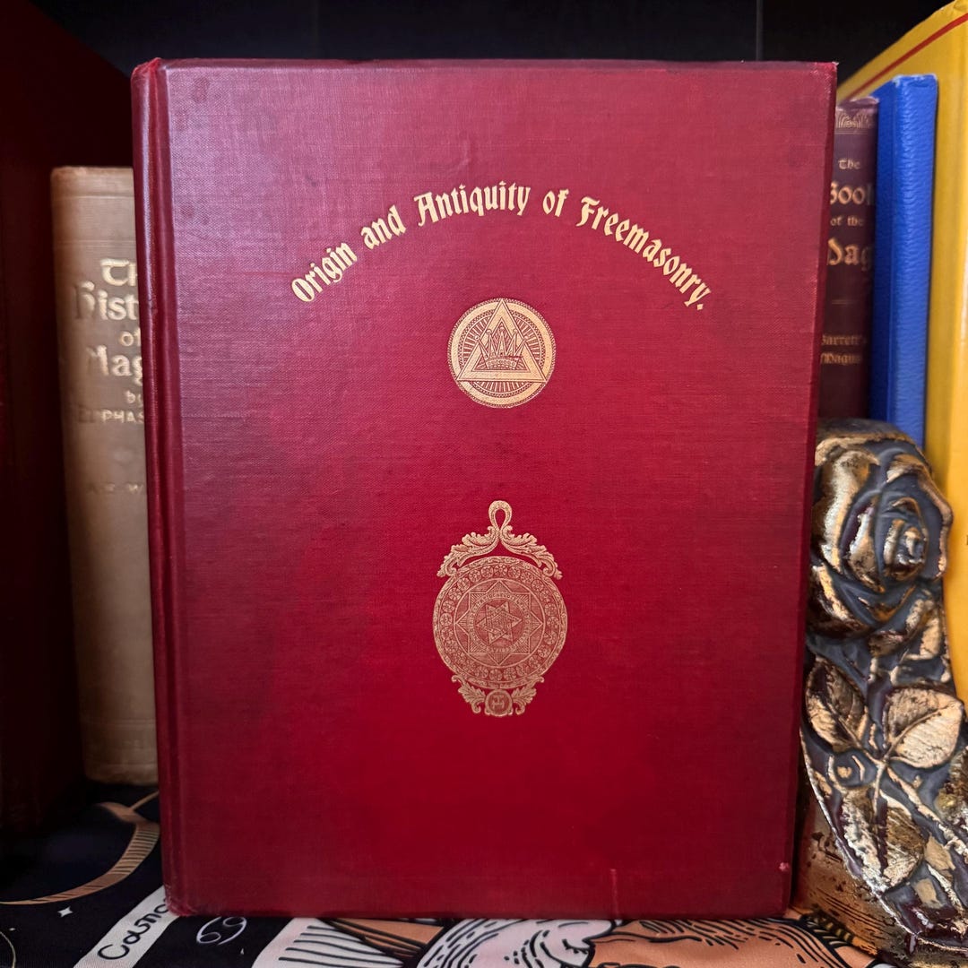 Origin and Antiquity of Freemasonry, Albert Churchward 1898 First Ed ...