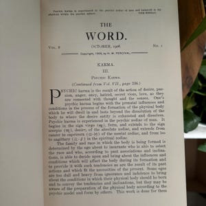 The Word, by Harold W. Percival (complete Vol. 1-25) - SCARCE OCCULT FREEMASONRY Temple ...