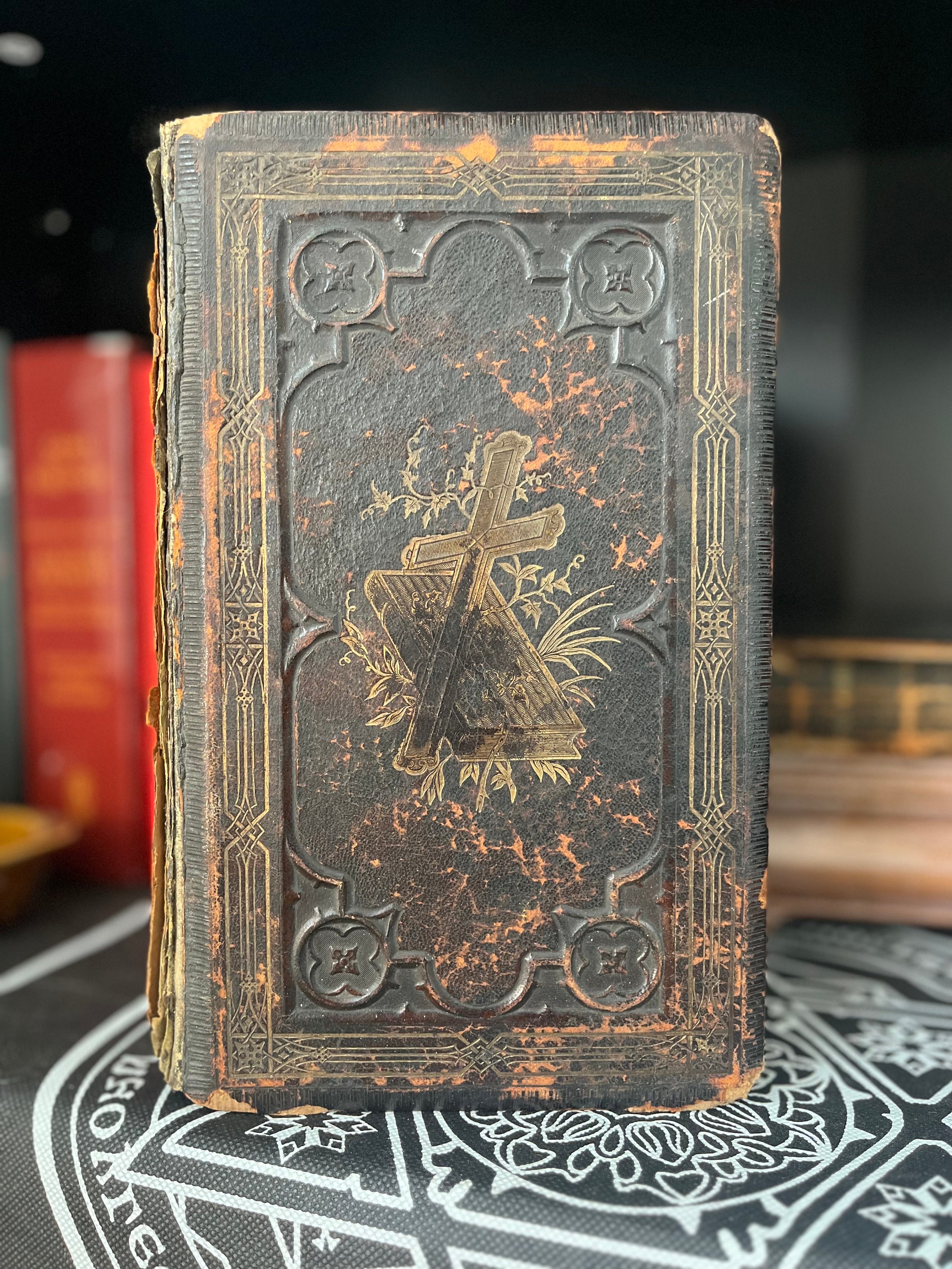 19th Century Gothic German Bible Christianity, Antique Bible ...