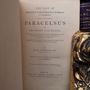 Life of Paracelsus, Franz Hartmann - New Age Spiritual Science Occult ...