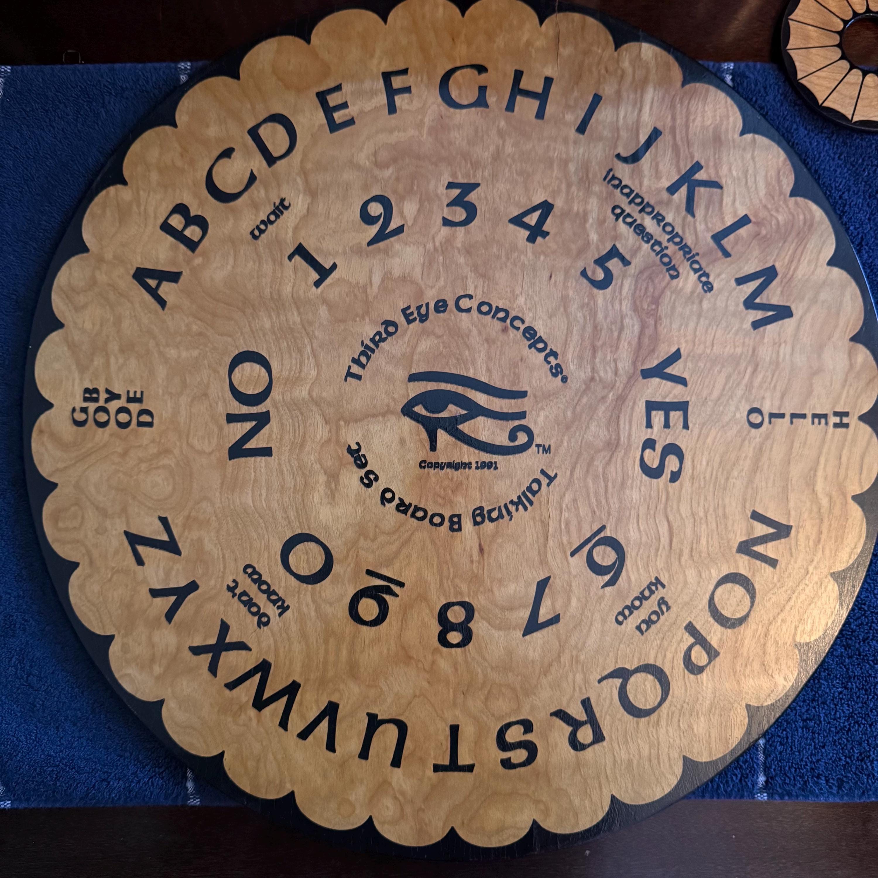 Third Eye Concepts Talking Board W Planchette Divination Ouija ...