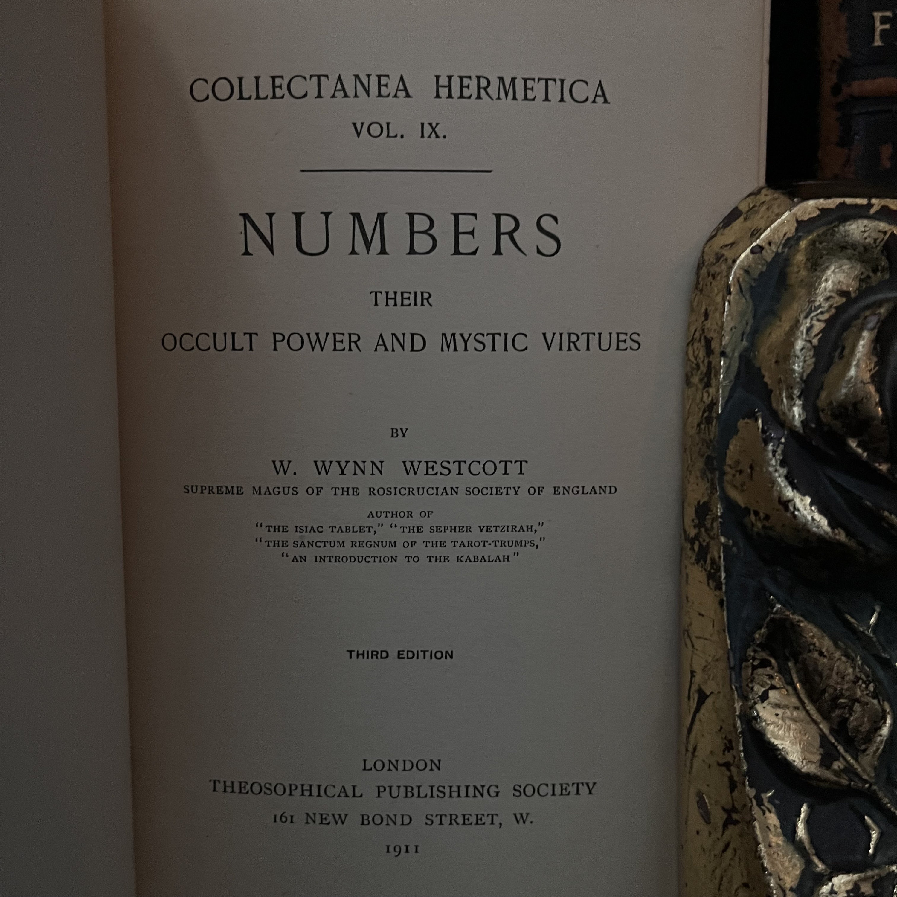 Numbers Their Occult Power & Mystic Virtues, by W. Wynn Westcott (1911 ...