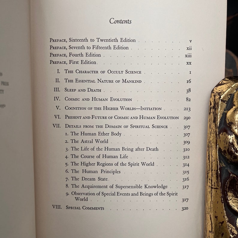 Occult Science an Outline, by Rudolf Steiner (1950) - Occult Book ...