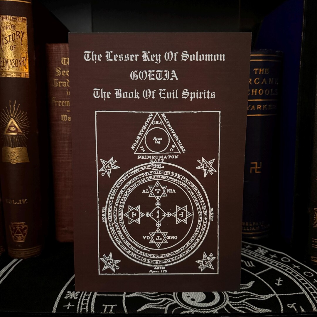 The Lesser Key of Solomon Goetia, the Book of Evil Spirits Goetia Black ...