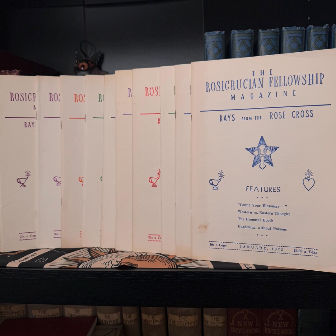 The Rosicrucian Magazine 1972 11 Vols. - Scarce Rosicrucian AMORC New ...