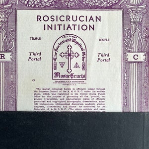 Amorc Monographs, Complete Degrees 1-8 rare Rosicrucian Order ...