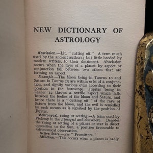 The New Dictionary of Astrology, by Sepharial (1921) - Occult Book ...