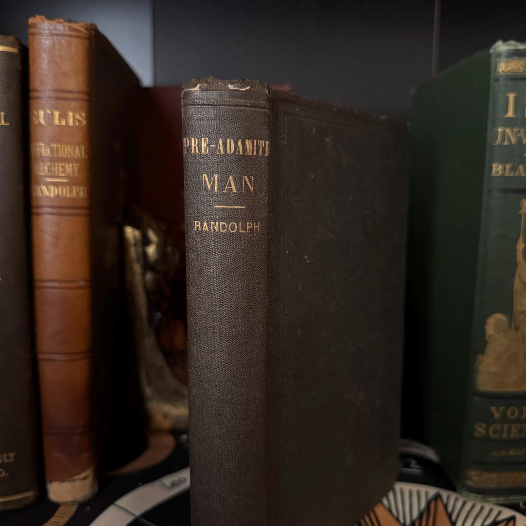 Pre-adamite Man, Paschal Beverly Randolph (1869, Fourth Edition ...