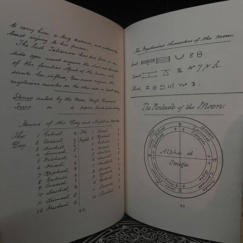 Ancient Manuscript of Talismanic Magic, by Raphael - Occult, Divination ...