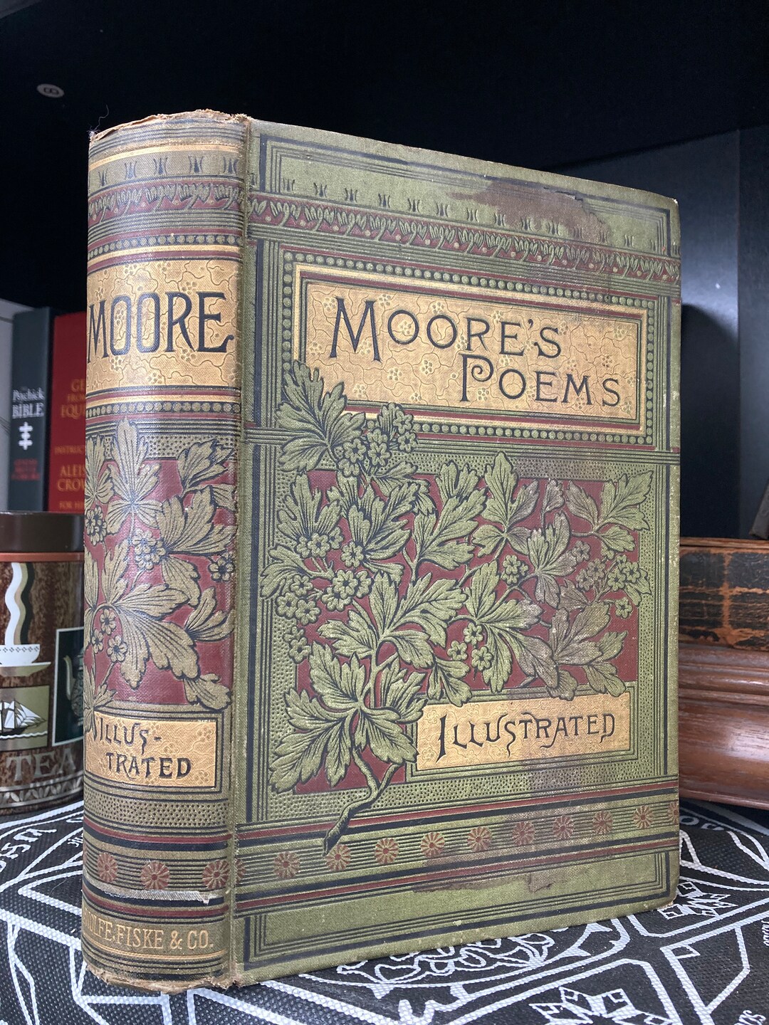 1884 Moores Poems Illustrated Poésie, Littérature, vintage, Classiques ...