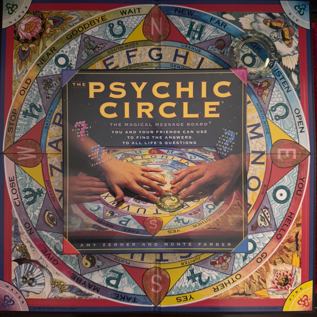 The Psychic Circle, Magical Message Board Divination Ouija Witchy ...