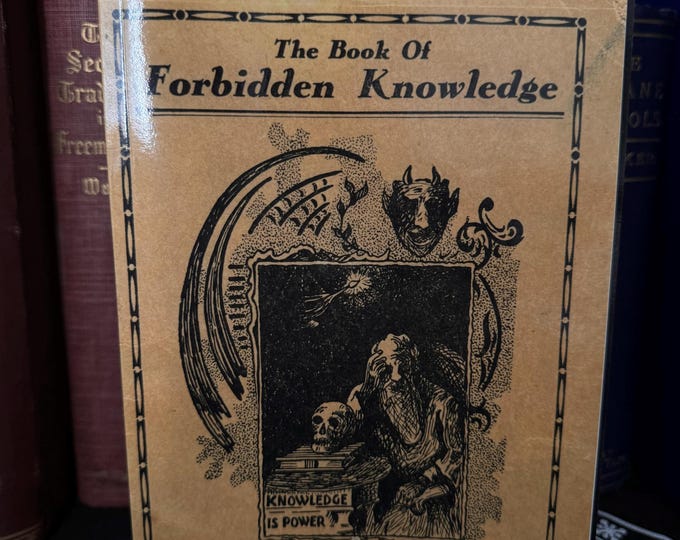 The Book of Forbidden Knowledge - Black Magic Superstition Occult ...