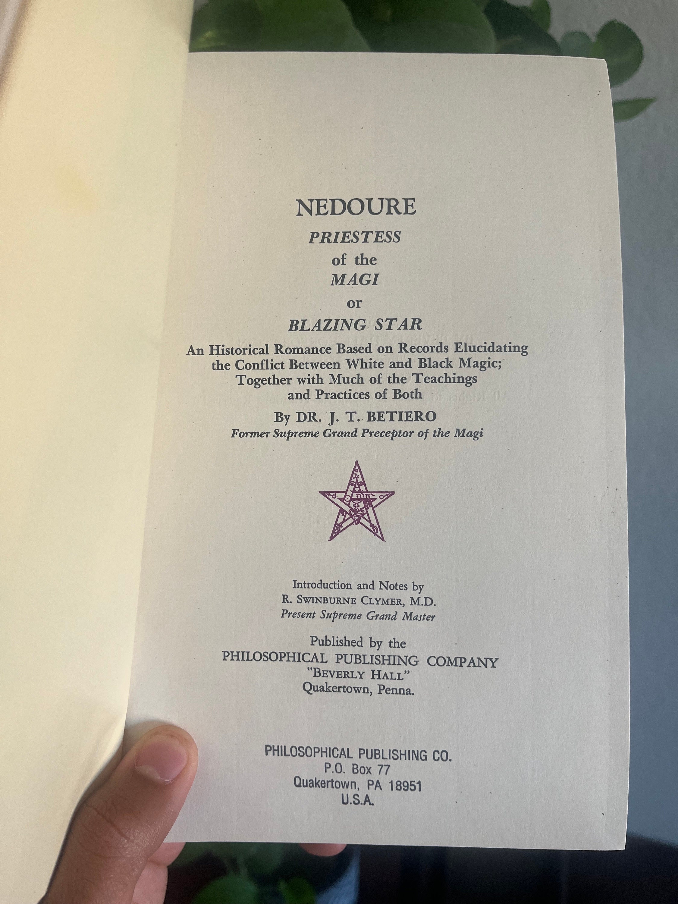 Nedoure Priestess of the Magi - *rare Occult, First Edition (1958 ...
