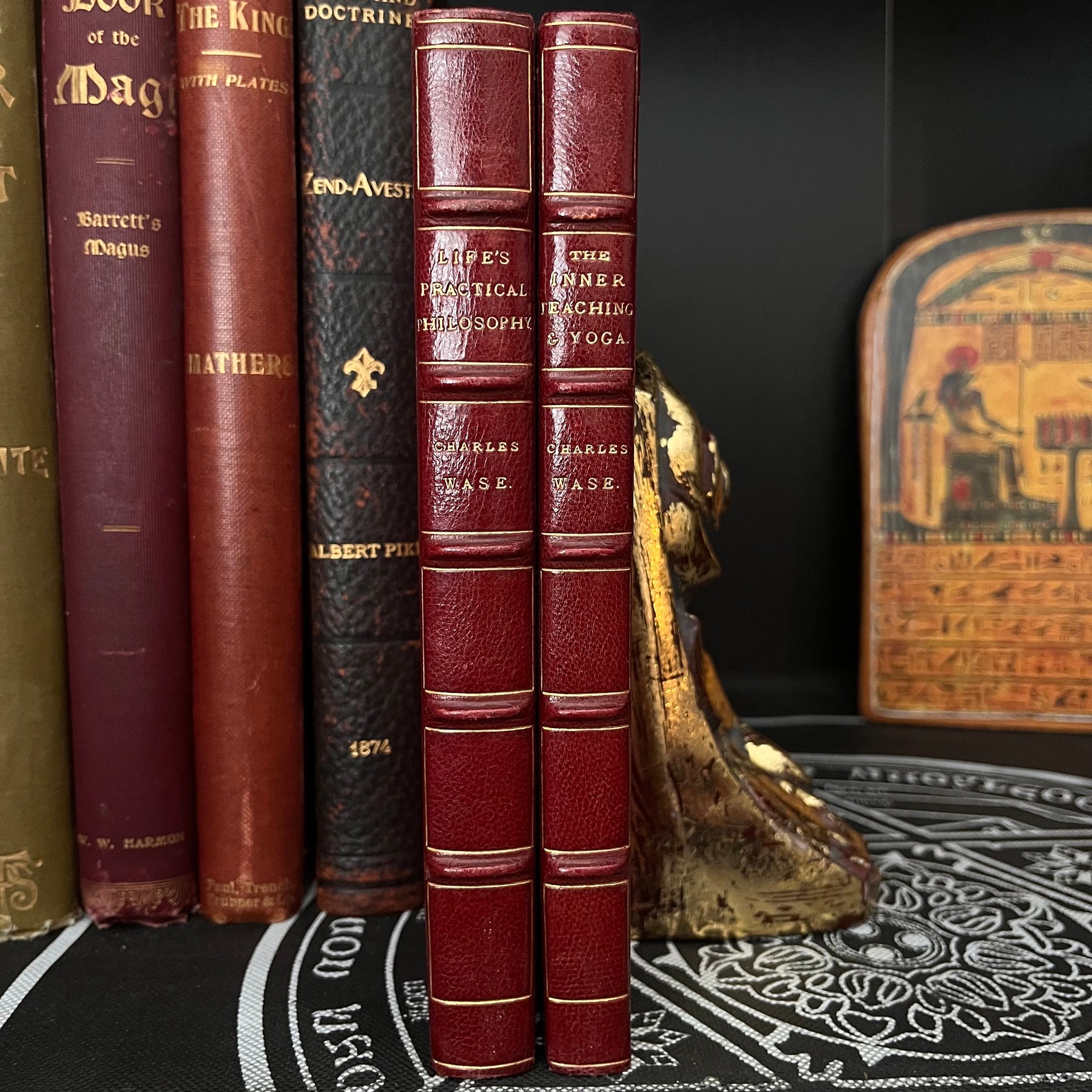 Charles Wase Occult Book Set, the Inner Teachings of Yoga & Life's ...