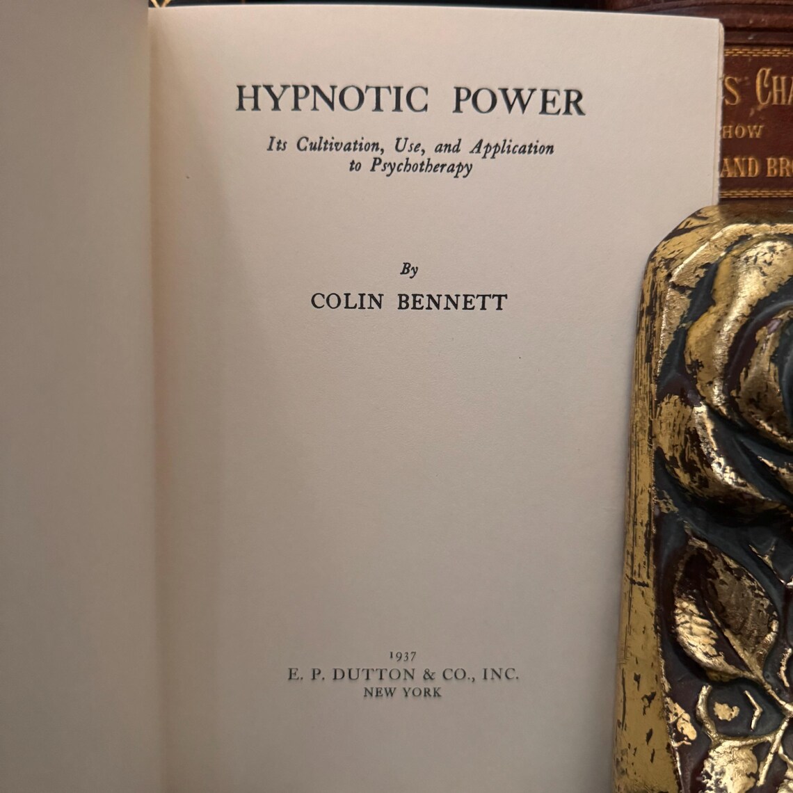 1937 Hypnotic Power - Occult Books Mesmerism Book Hermetic Temple Zodiac Astrology Divination ...