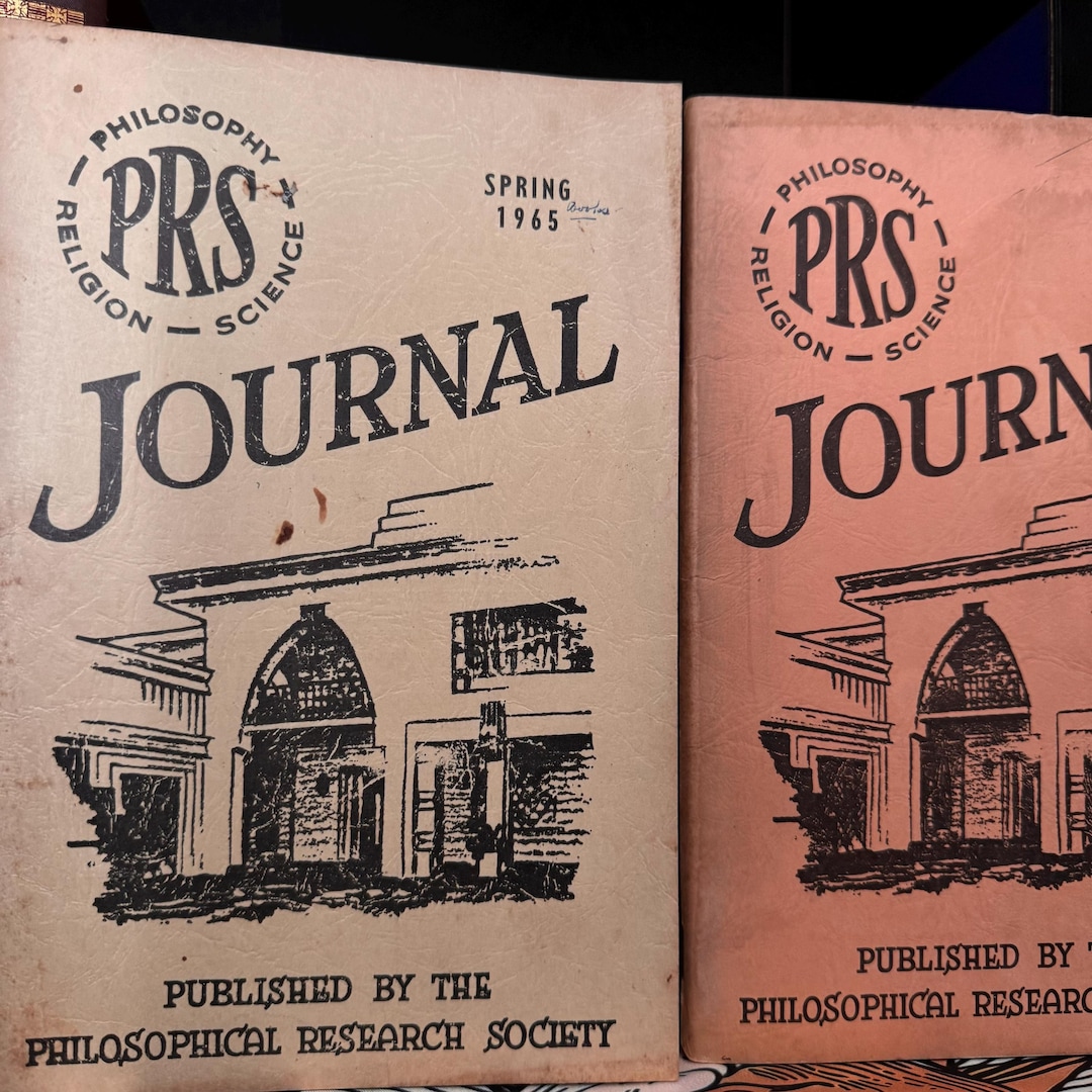Manly P Hall PRS Journal 1965 2 Issues - New Age Spirituality Occult ...