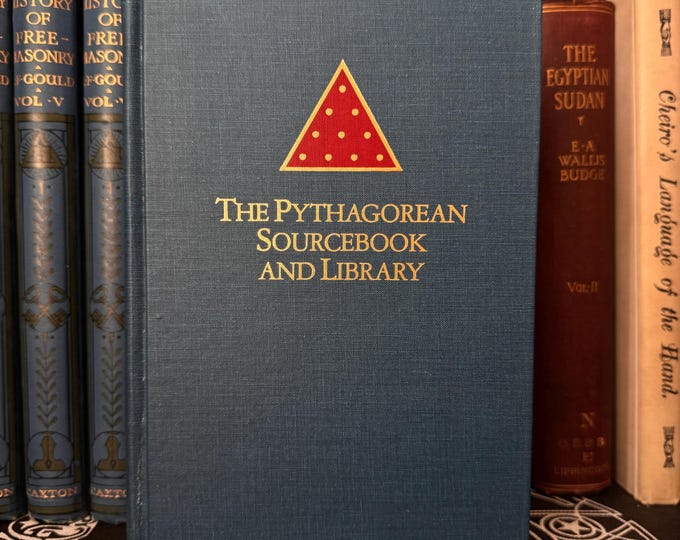 The Pythagorean Sourcebook and Library OCCULT Books Hermeticism ...