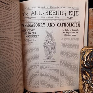 The All Seeing Eye, Manly P Hall Volume Lll 1926-1927 # 1 - 26 - Occult ...