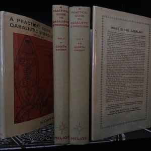 A Practical Guide to Qabalistic Symbolism, by Gareth Knight Vol. 1 & 2 ...