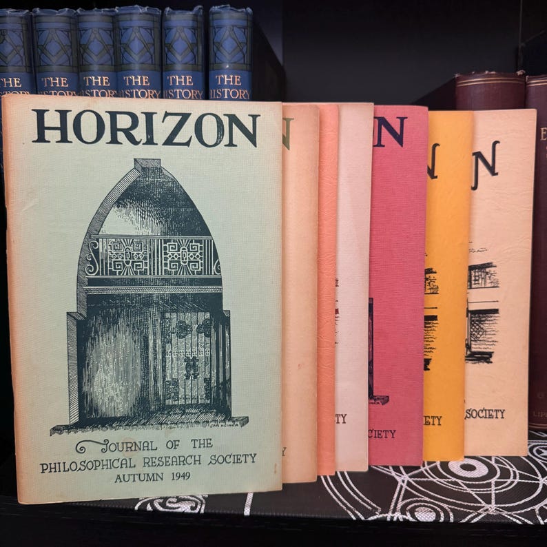 Horizon Journal Lot, Manly P Hall Philosophical Research Society ...
