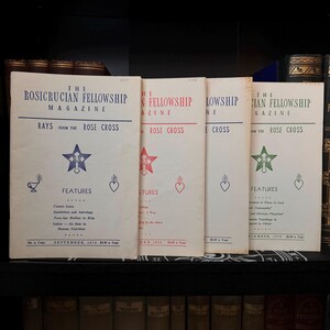 The Rosicrucian Magazine 1970 4 Vols. - Scarce Rosicrucian AMORC New ...