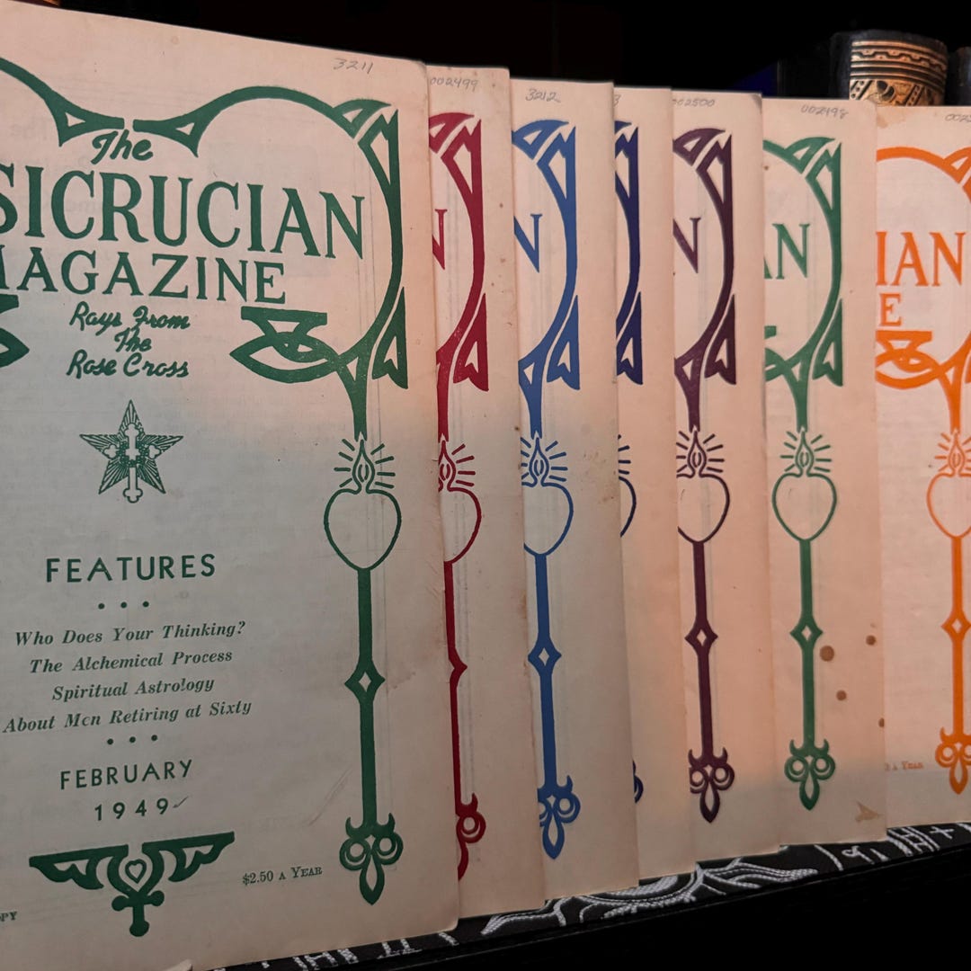 The Rosicrucian Magazine 1949 7 Vols. - Scarce Rosicrucian AMORC New ...