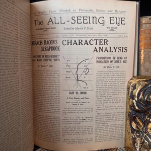 The All Seeing Eye, Manly P Hall Volume Lll 1926-1927 # 1 - 26 - Occult ...