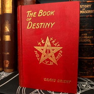 The Book of Destiny, by Grand Orient [AE Waite] (1912, First Edition ...