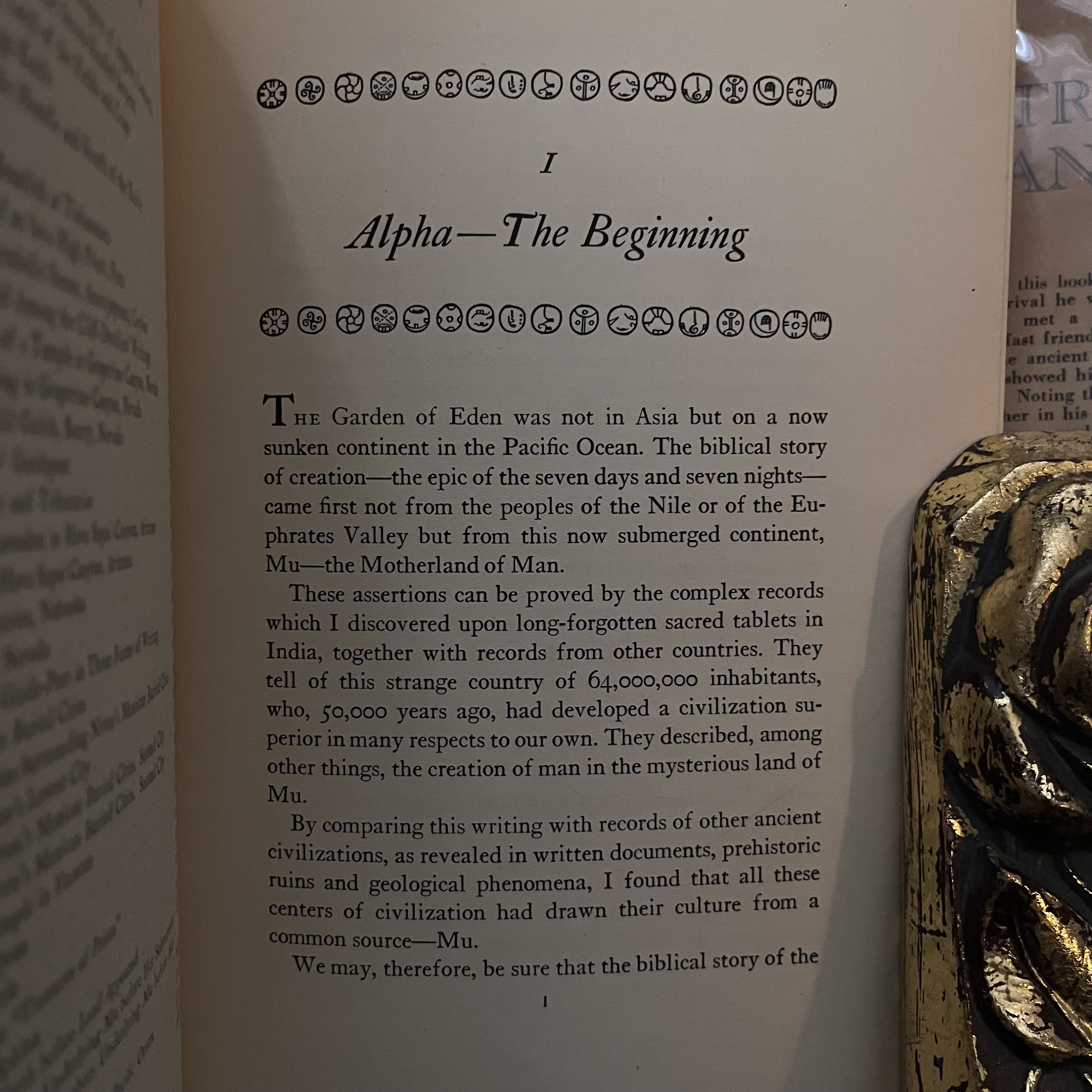 The Lost Continent of Mu, by James Churchward (1926, Signed Copy ...