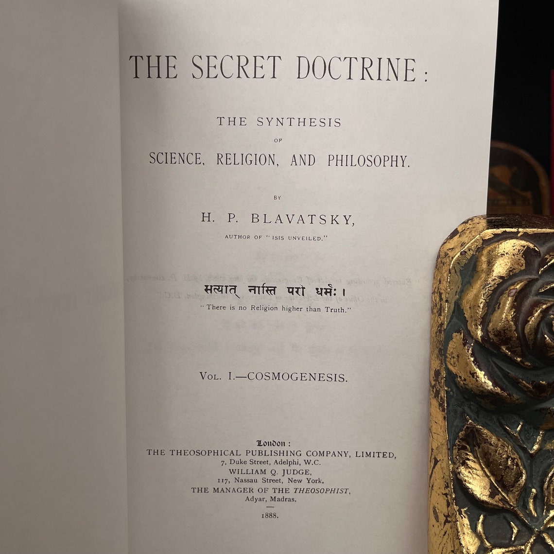 The Secret Doctrine and Isis Unveiled Vol. 1&2 Set - H. P. Blavatsky ...