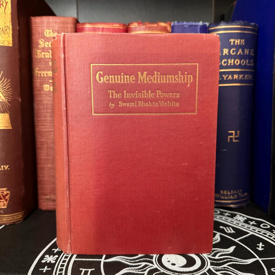 Genuine Mediumship, the Invisible Powers - Occult Books Hermeticism ...