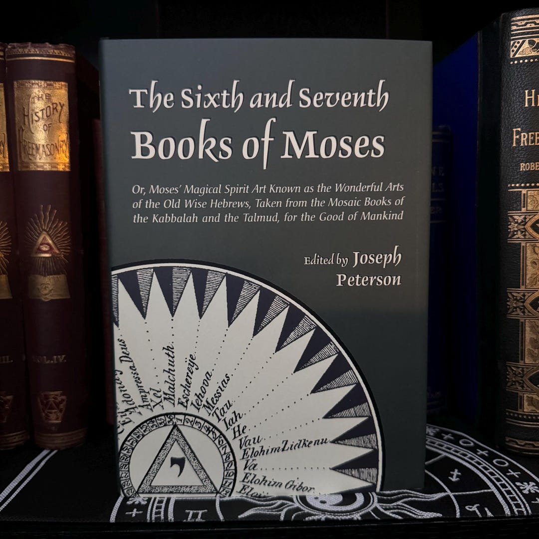 SIXTH & SEVENTH BOOK of Moses - Witchcraft Pagan Magick Hoodoo Voodoo ...