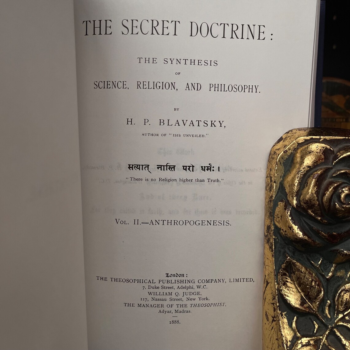 The Secret Doctrine and Isis Unveiled Vol. 1&2 Set - H. P. Blavatsky ...