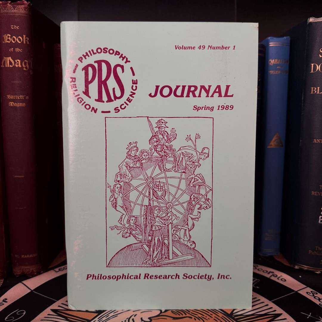 PRS Journal Spring 1989, Manly P Hall Pamphlet - New Age Spirituality ...