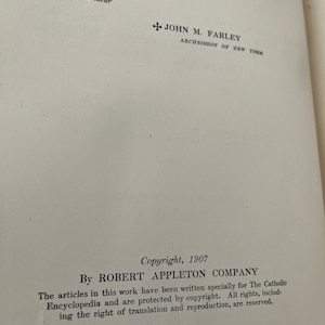 The Catholic Encyclopedia Complete 15 Vol. Set + Index **rare First Edition** - Antiquarian ...
