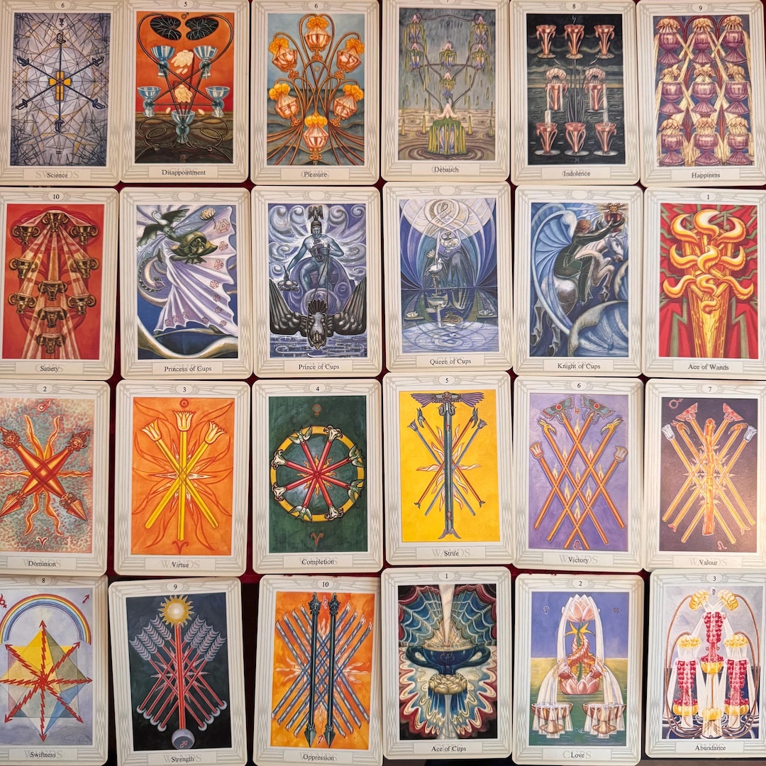 Thoth Tarot Cards, by Aleister Crowley - Ordo Templi Orientis Occult ...