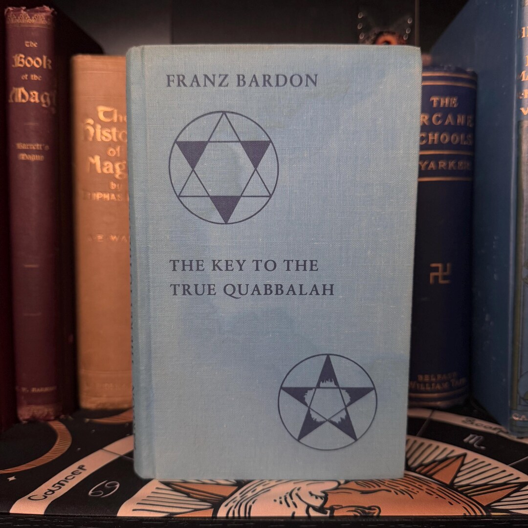 The Key to the True Quabbalah, by Franz Bardon - Occult Witchcraft Kabbalah Enochian Magick ...