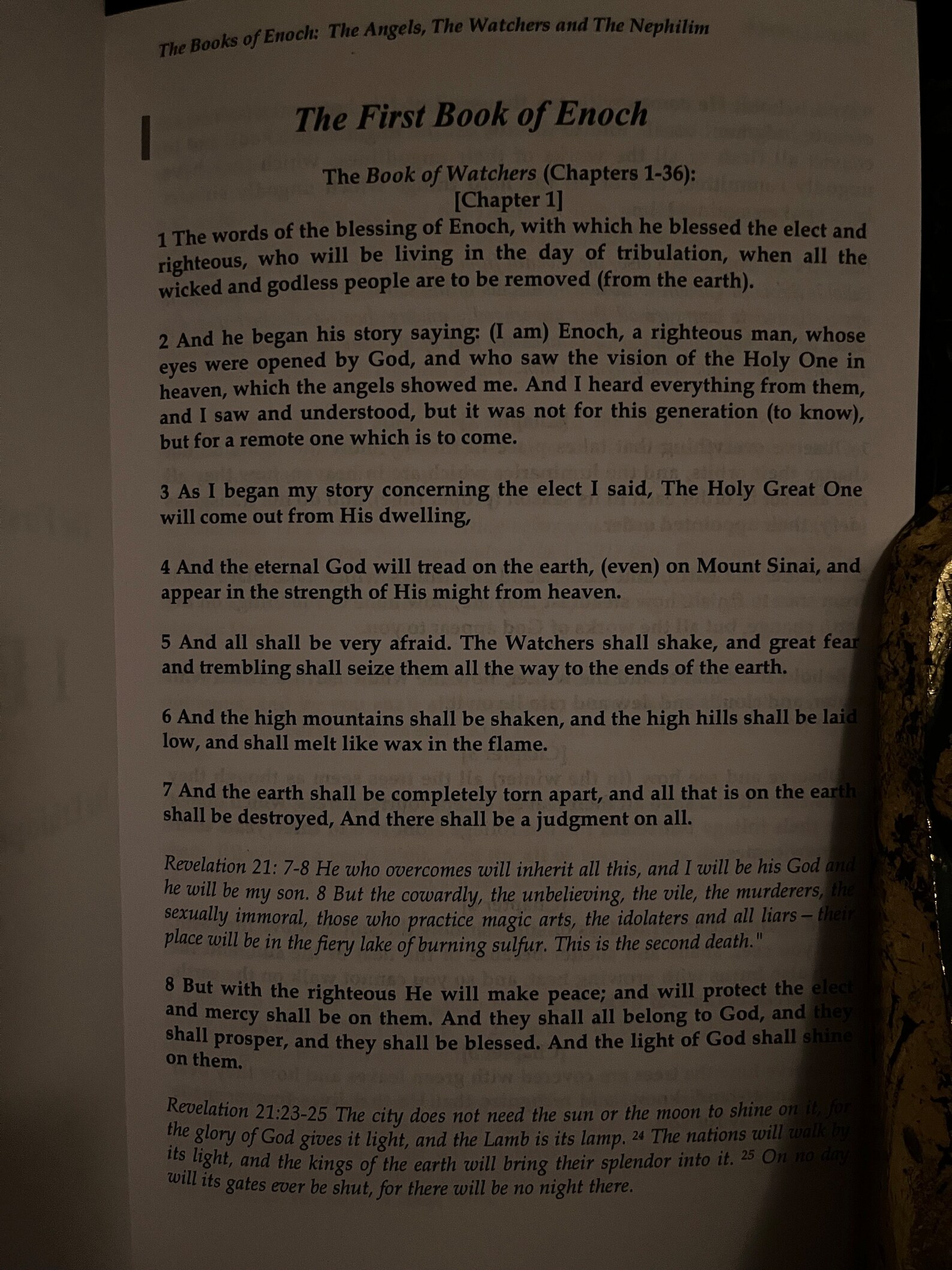 The Book of Enoch the Prophet Apocrypha, the Watchers, Religion ...