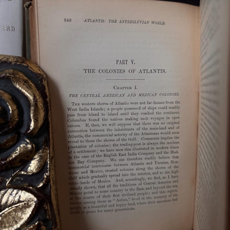 Atlantis the Antediluvian World, Donnelly Esoteric Theosophy Occult New ...