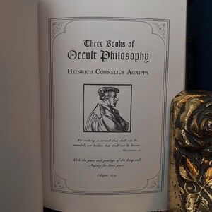 Three Books of Occult Philosophy, Henry Cornelius Agrippa - Esoteric ...