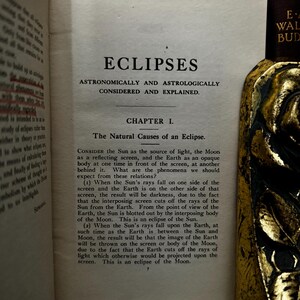 Eclipses in Theory & Practice, by Sepharial (1915, First Edition ...