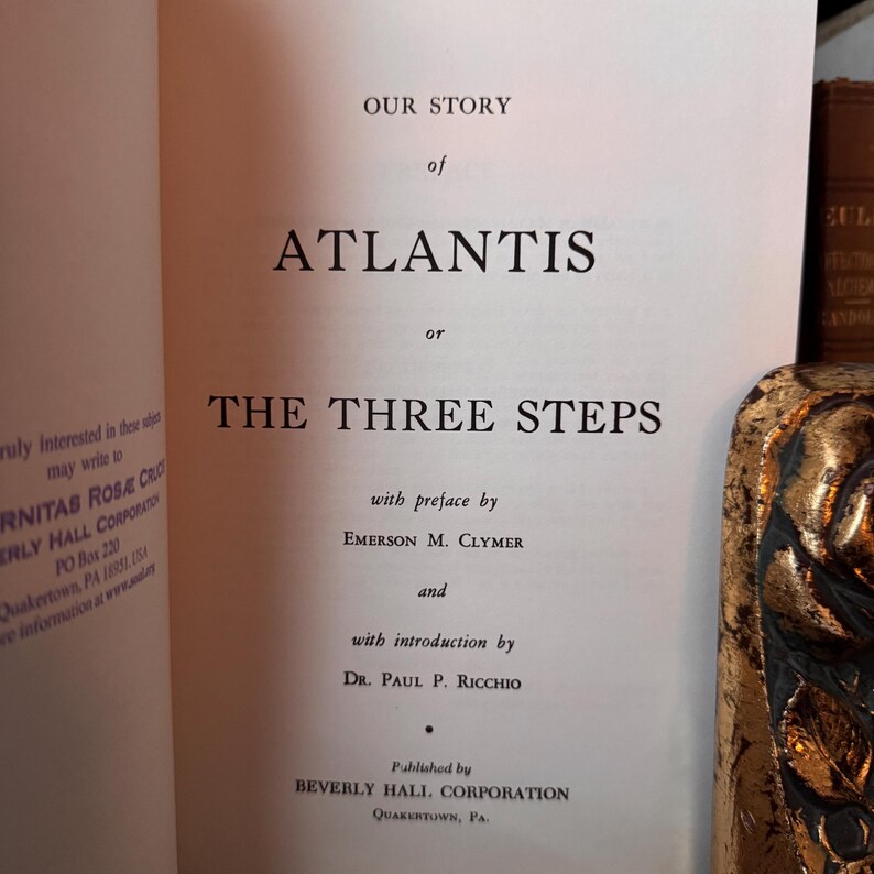 Our Story of Atlantis Emerson M. Clymer Occult Esoteric Freemasonry ...