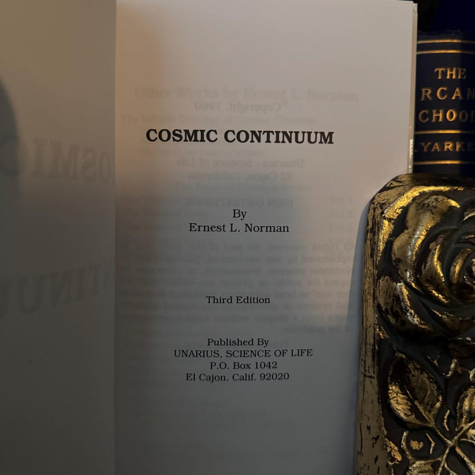Cosmic Continuum, Ernest L Norman - Unarius UFOLOGY Occult Books ...