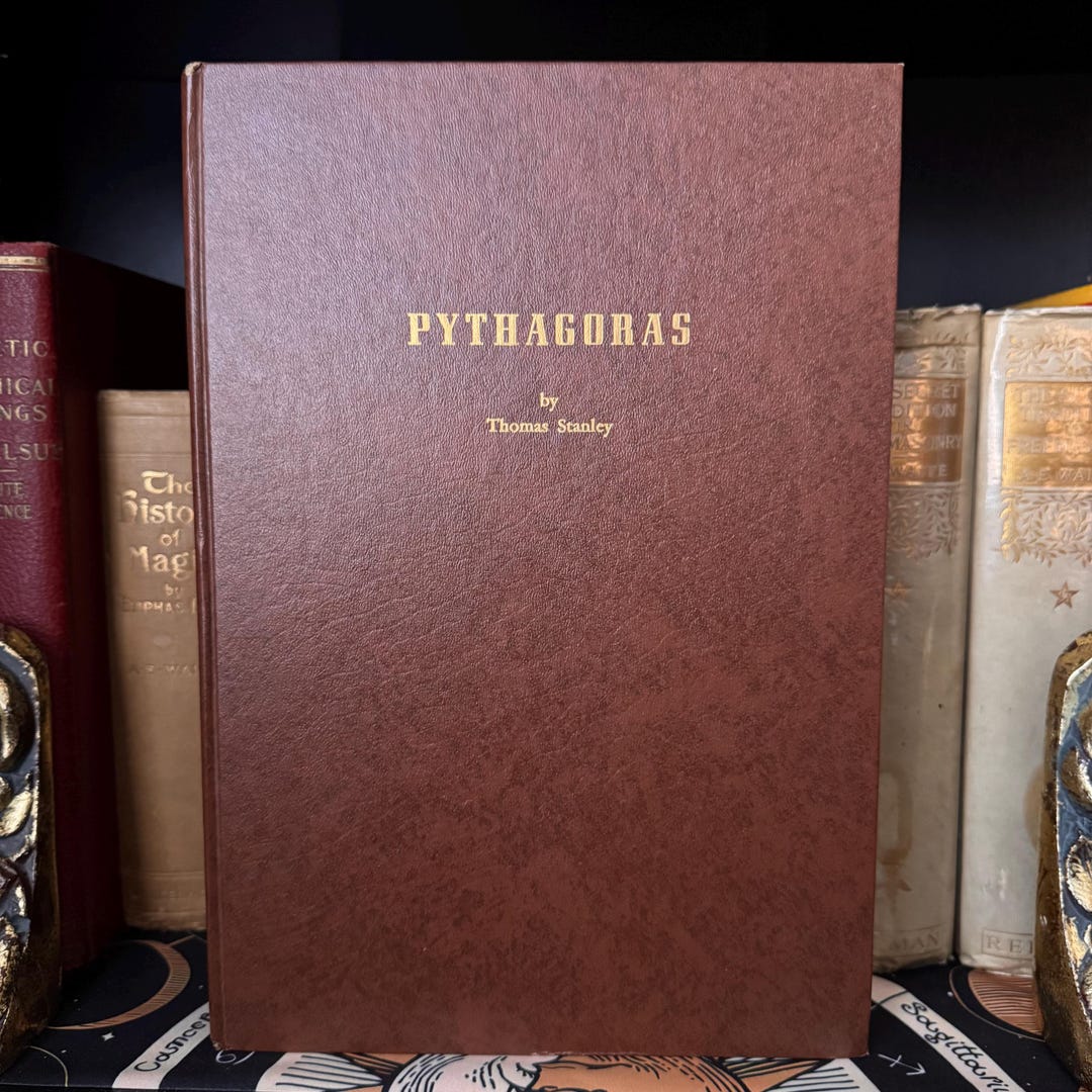 Pythagoras, by Thomas Stanley, Manly P Hall 1970 - Occult ...