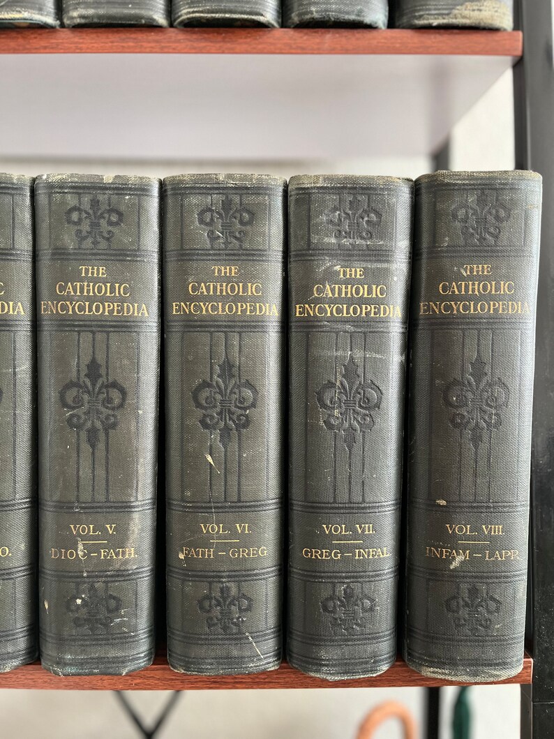 The Catholic Encyclopedia Complete 15 Vol. Set + Index **rare First Edition** - Antiquarian ...