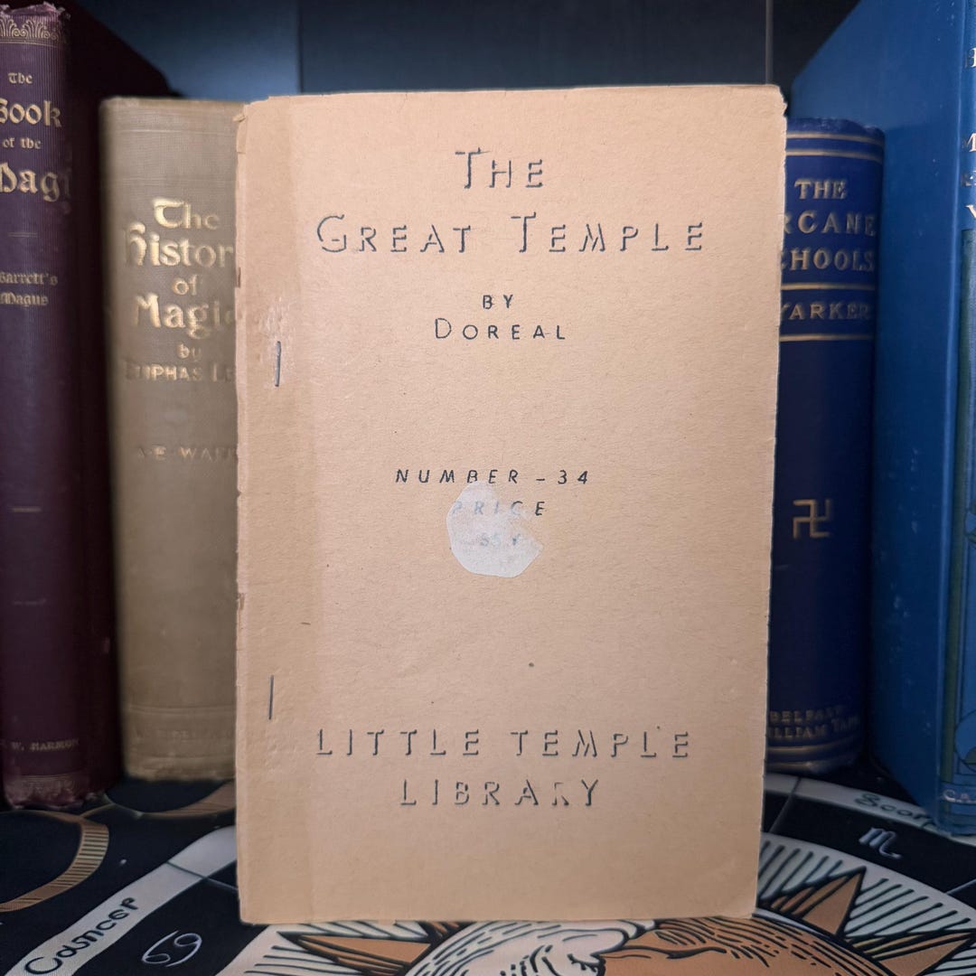 The Great Temple, Doreal Pamphlet - New Age Spirituality Esoteric ...