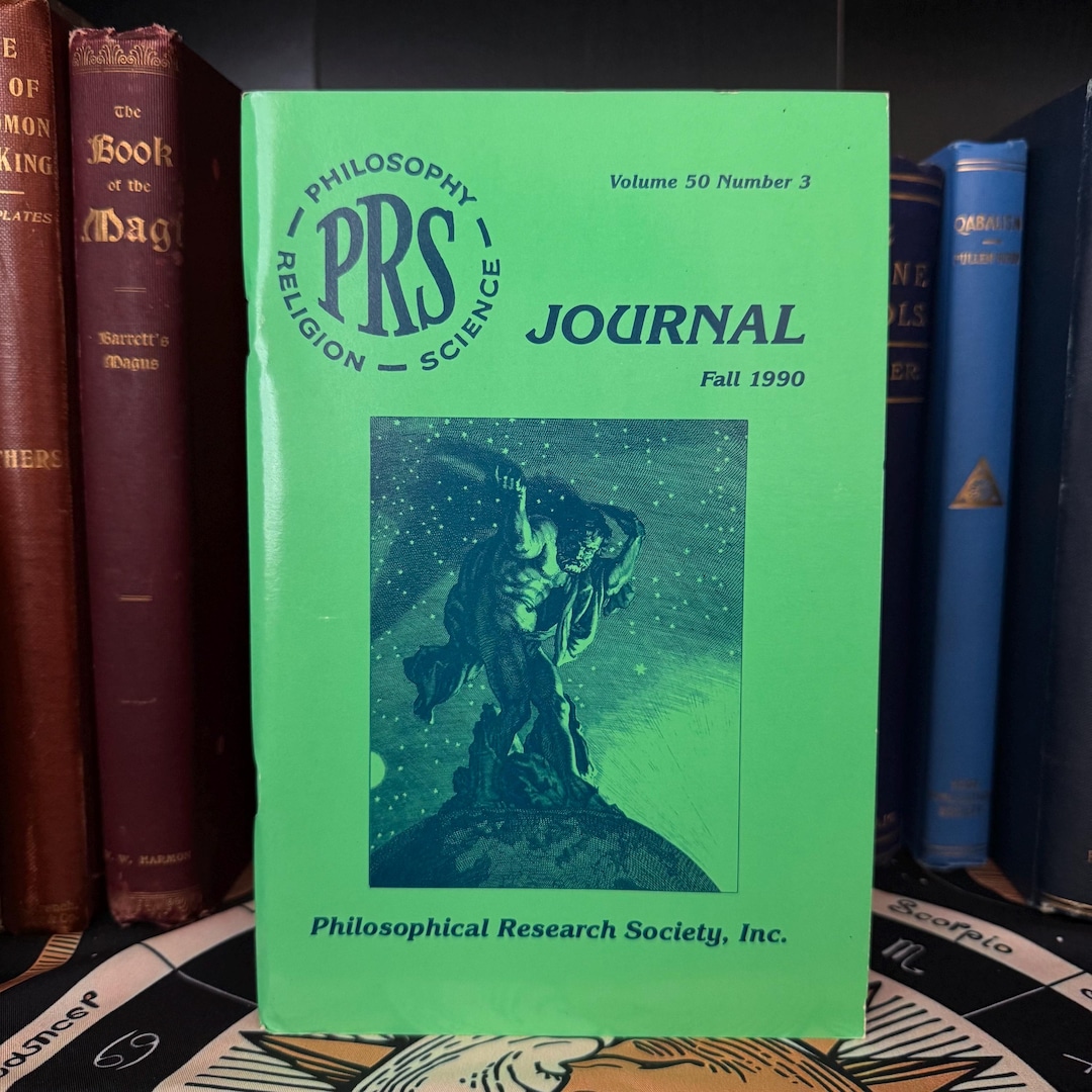 PRS Journal Spring 1990, Manly P Hall Pamphlet - New Age Spirituality ...